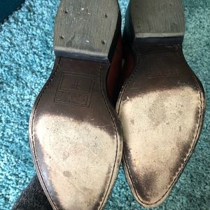 Frye | Shoes | Frye Billy Hammered Stud Burn Red Leather Boots | Poshmark